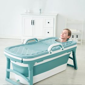 Vikbar Badbalja - Portabelt Badkar - Techkungen