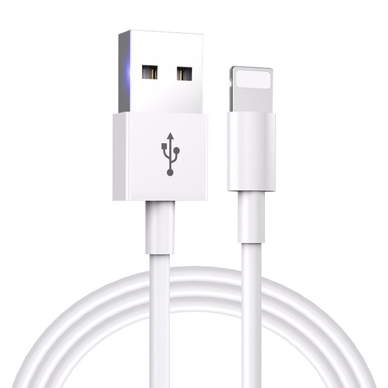 Lightning iPhone laddare 2.1A Snabbladdning - 2m - Techkungen